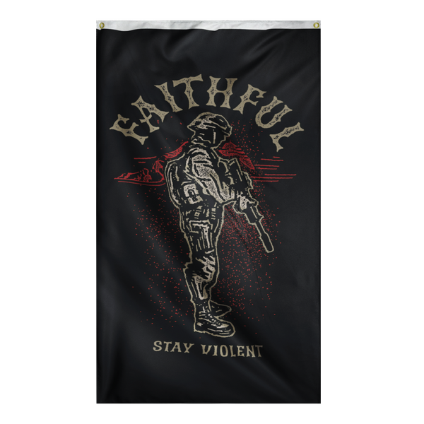 Always Double-Sided Flag – Stay Violent