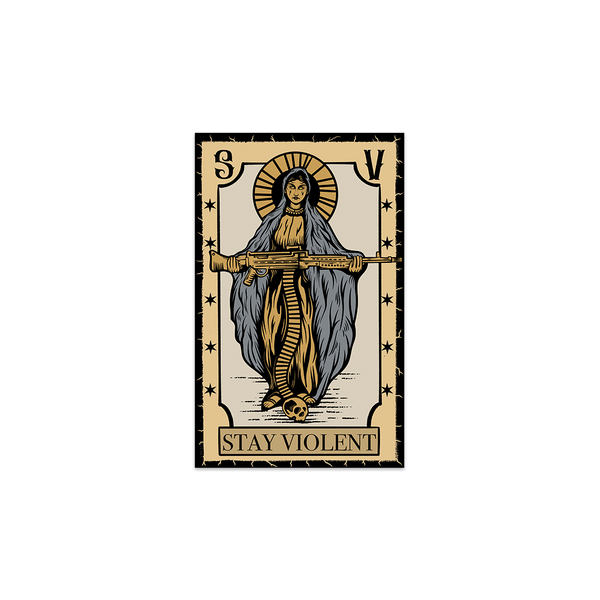 Weapons Are My Religion Reloaded Sticker – Stay Violent