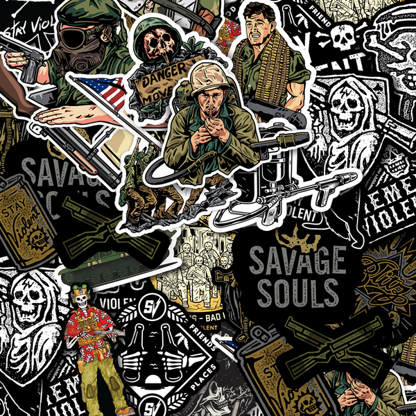 Daisy Cutter Sticker Pack – Stay Violent