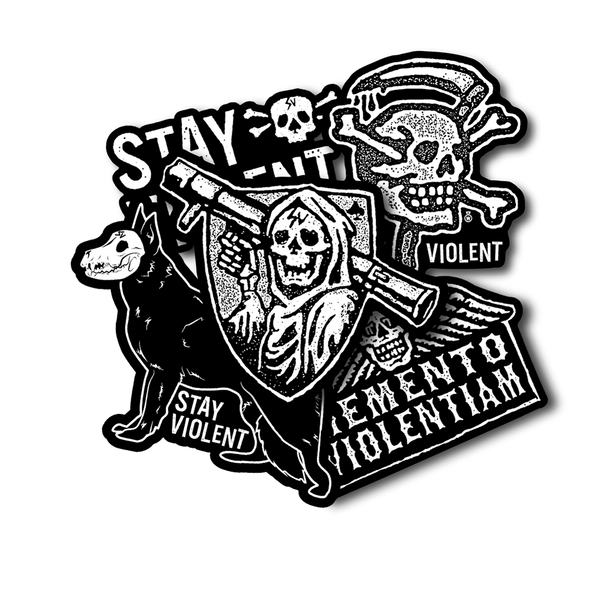 Violent Vibe Sticker Pack – Stay Violent